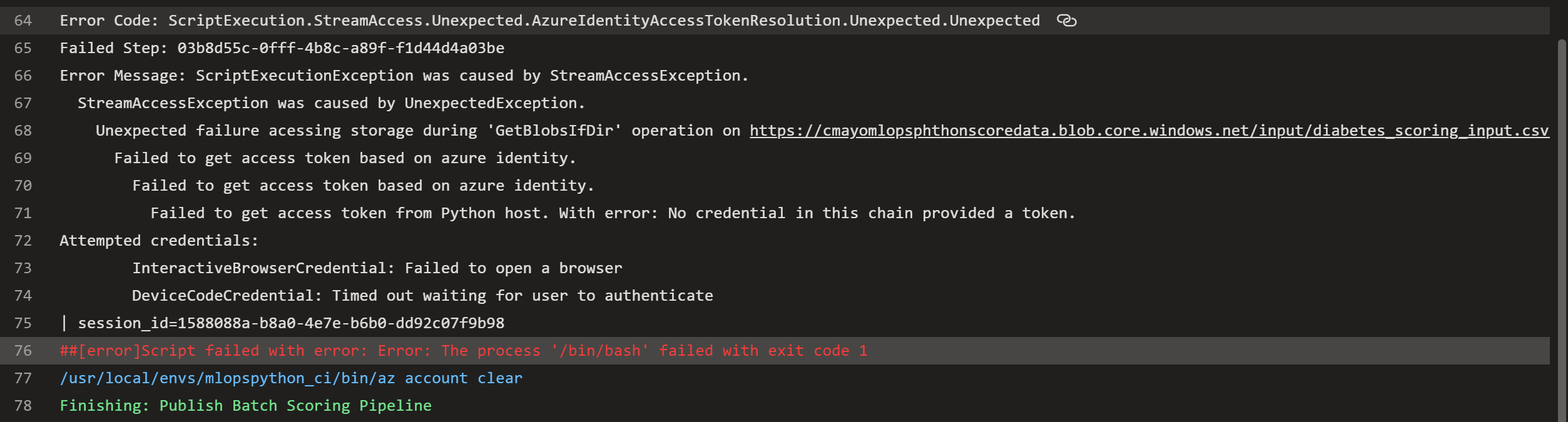 SCORING_DATASTORE_STORAGE_NAME, SCORING_DATASTORE_ACCESS_KEY are described as optional, but ...