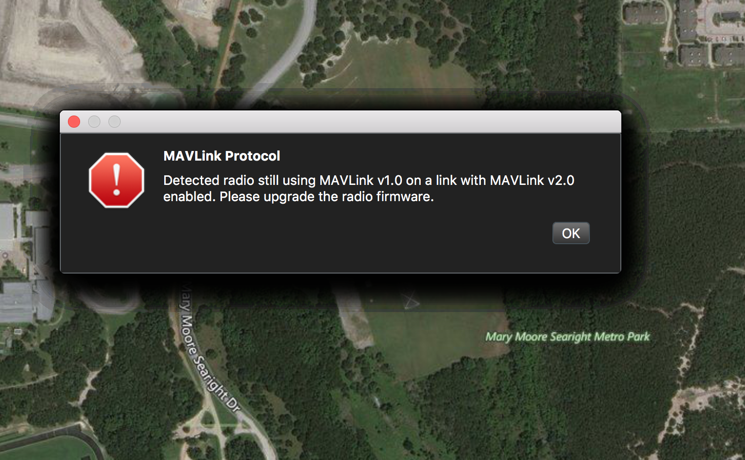 Detected Radio version - popup inconsistency · Issue #6345 · mavlink ...