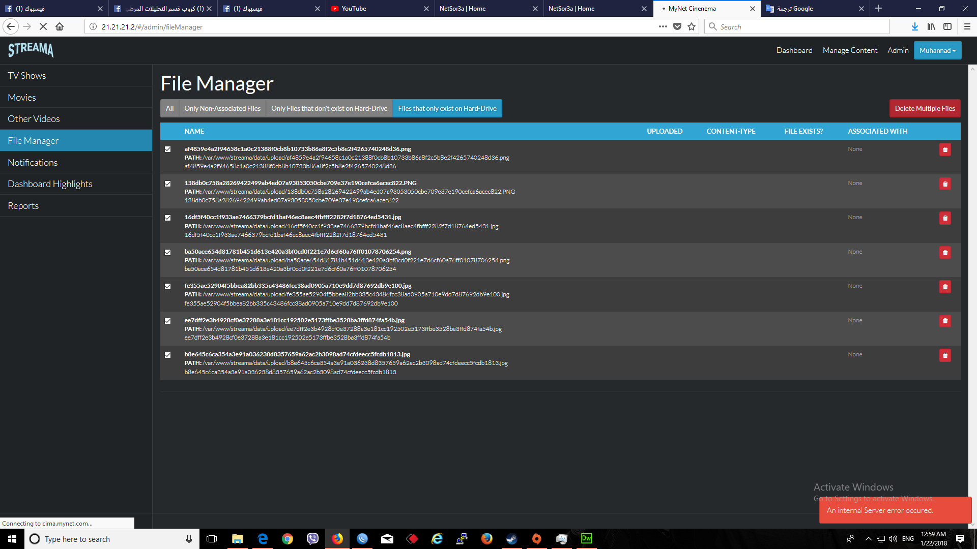 proplem with remove files · Issue #558 · streamaserver/streama · GitHub