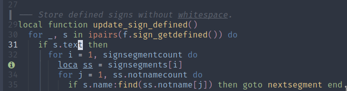 When signcolumn is set to numbers diagnostics are not visible. · Issue #15 · luukvbaal/statuscol ...