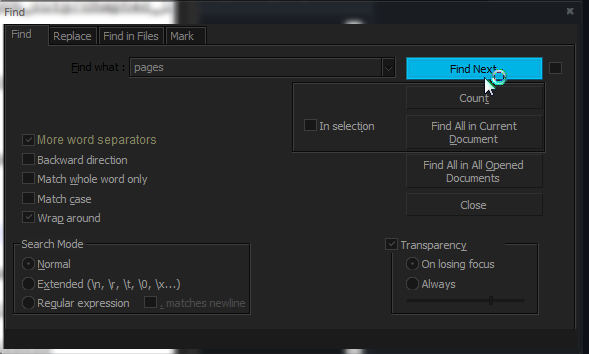 Word Separators ` ` `` And `` Work Differently In The Searchs Textarea Space Slash Or