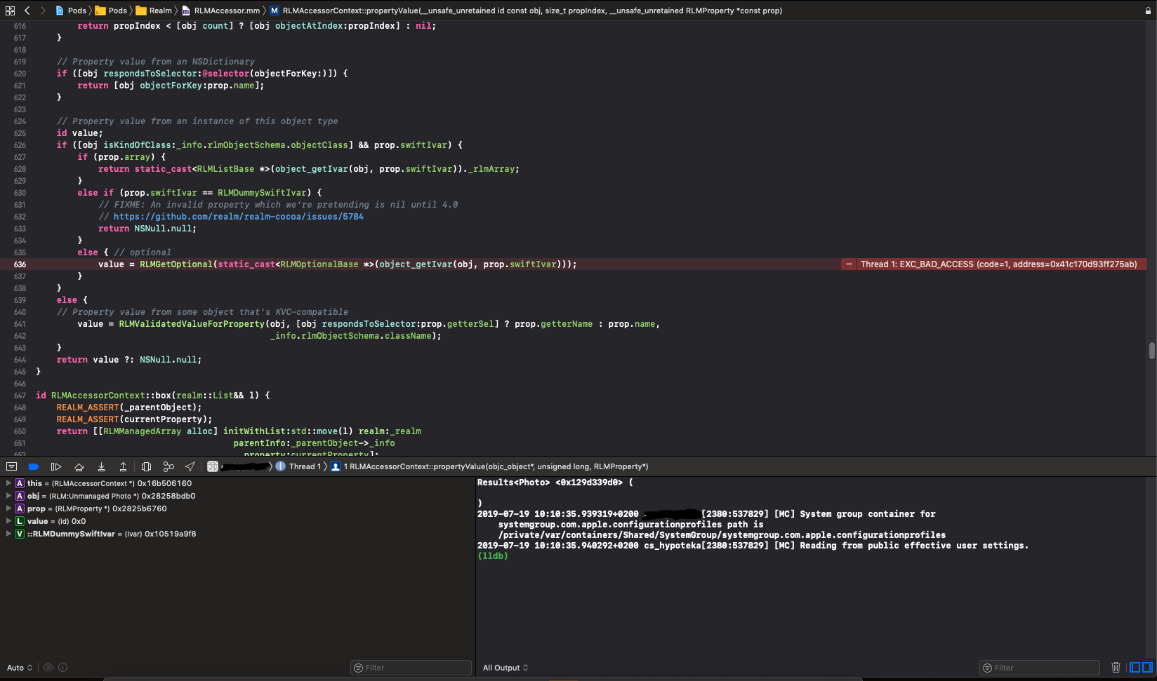 write crash · Issue #6203 · realm/realm-swift · GitHub