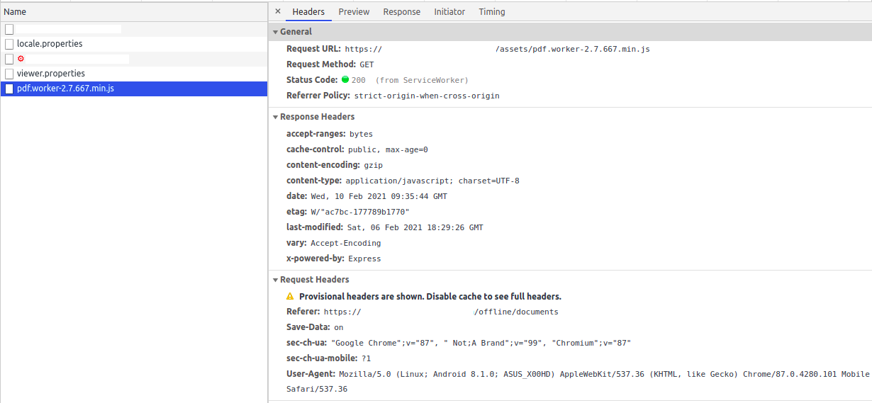 Cannot display file offline on iOS · Issue #648 · stephanrauh/ngx-extended-pdf-viewer · GitHub