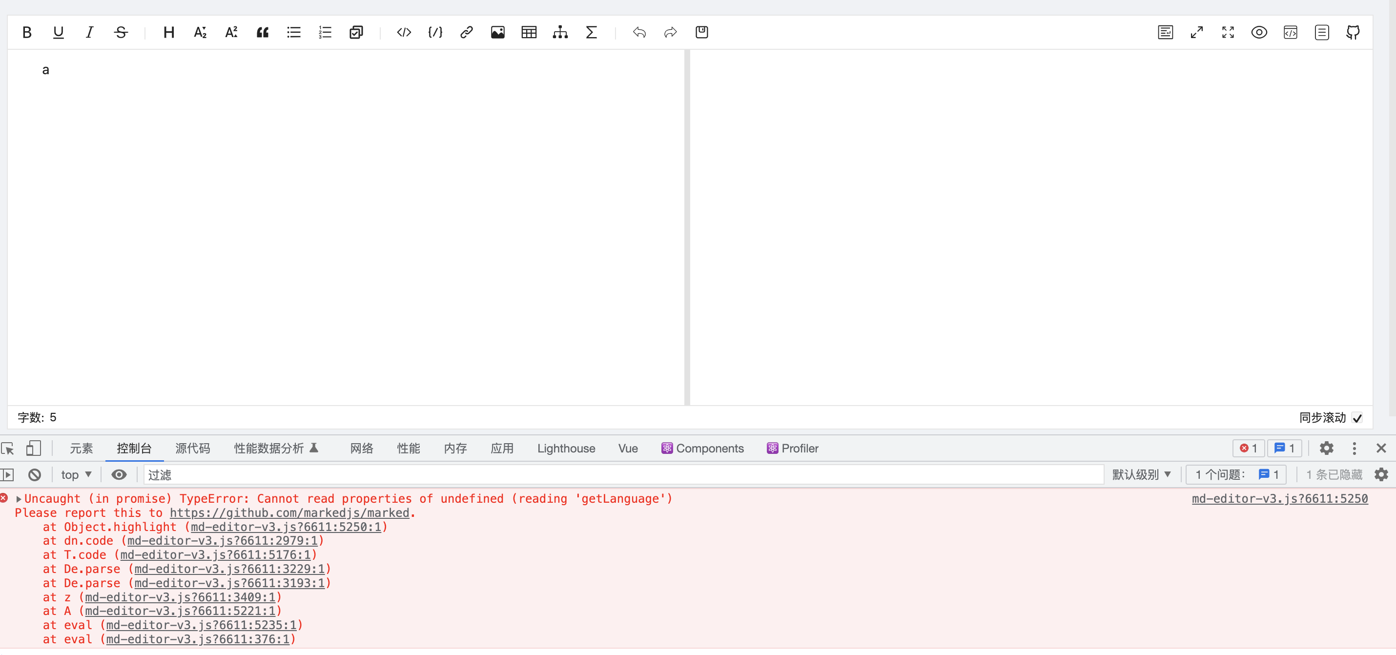 连续4个空格后输入与两次tab键输入空白后再输入任意内容报错 · Issue #233 · imzbf/md-editor-v3 · GitHub