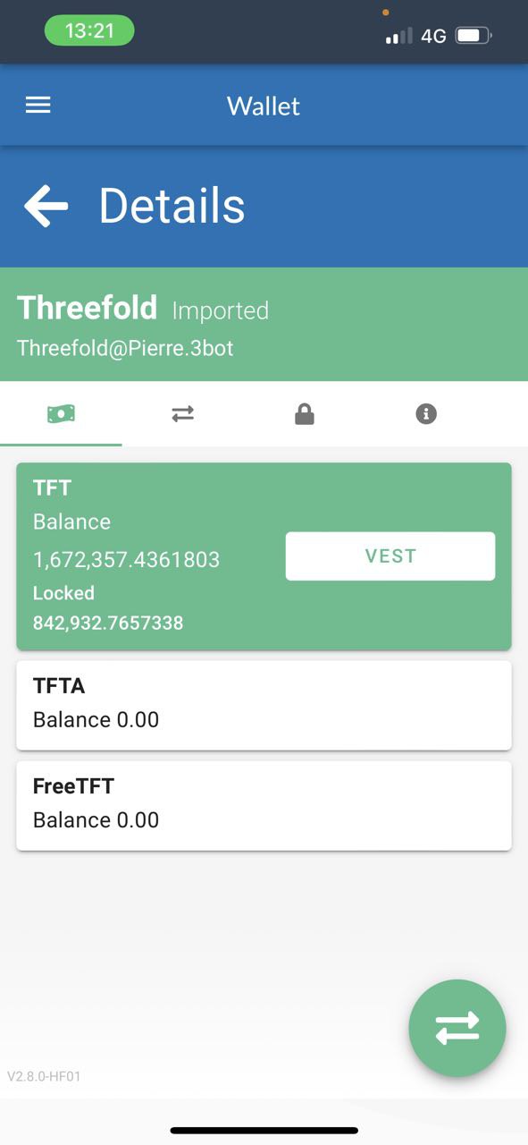 Conversion issue Rivine - Stellar · Issue #160 · threefoldtech/threefold_connect_wallet · GitHub