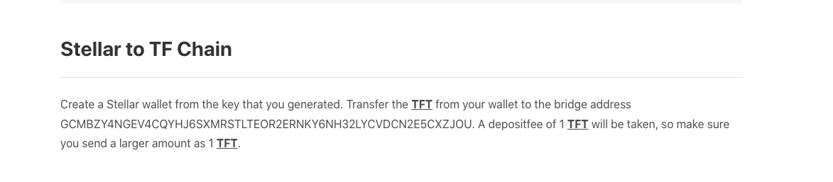 Incorrect guide on how to bridge from Stellar to TFChain · Issue #141 · threefoldtecharchive ...
