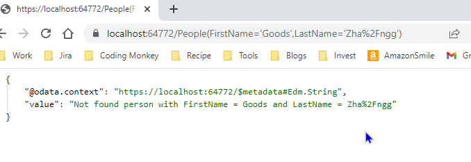 Slash character ('/') is not proper handled at function or action in quoted string value segment ...