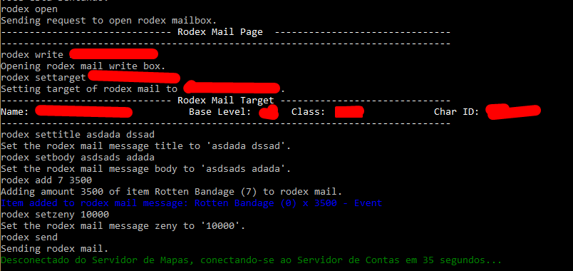 Disconnect after "rodex send" · Issue #1090 · OpenKore/openkore · GitHub