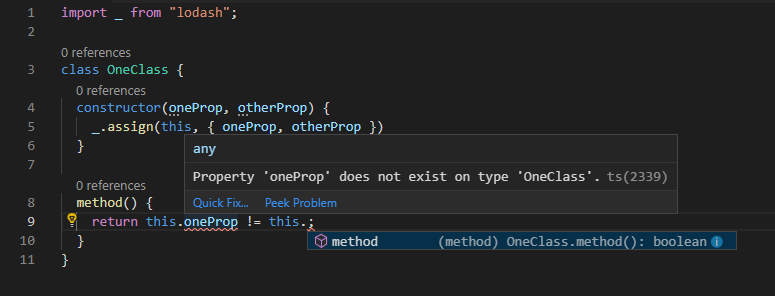 Checkjs Does Not Recognize Properties Assigned With Lodash · Issue 77578 · Microsoftvscode