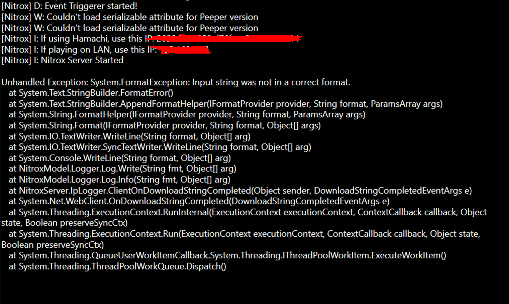 Getting this error while trying to start the server · Issue #527 · SubnauticaNitrox/Nitrox · GitHub