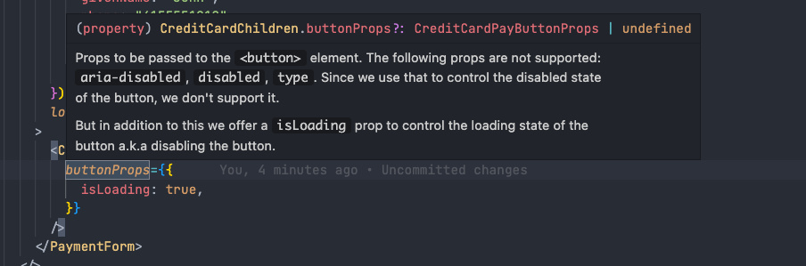 Add ability to override 'loading' state of submit button in `CreditCardInput` · Issue #48 ...
