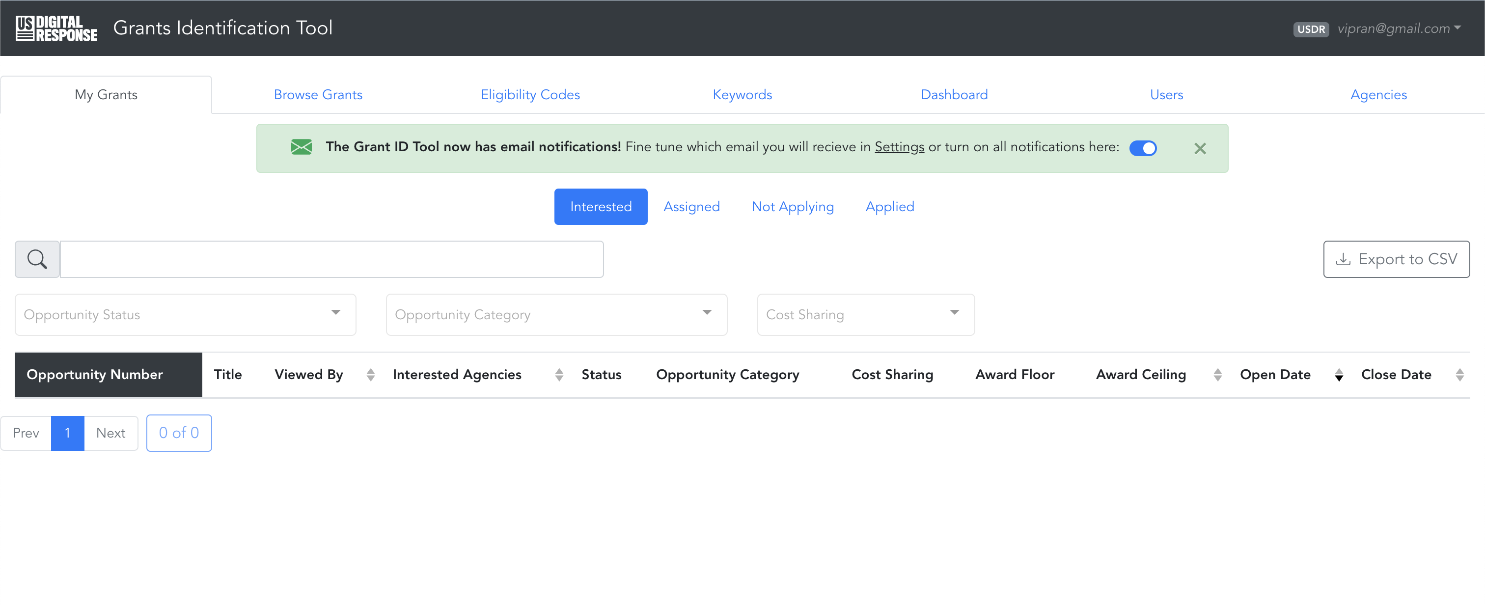 Save locally if email notification banner has been dismissed · Issue #1200 · usdigitalresponse ...