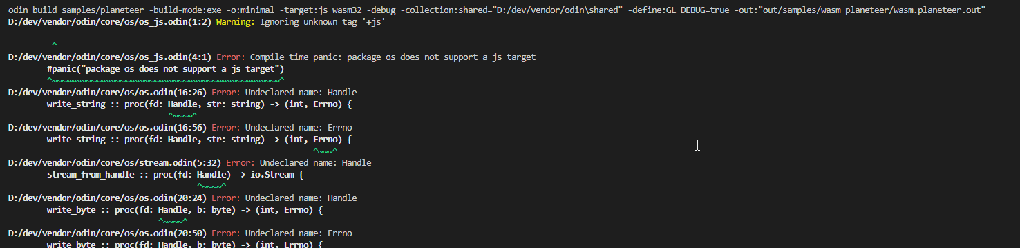 imports enclosed in when are type checked · Issue #2388 · odin-lang/Odin · GitHub
