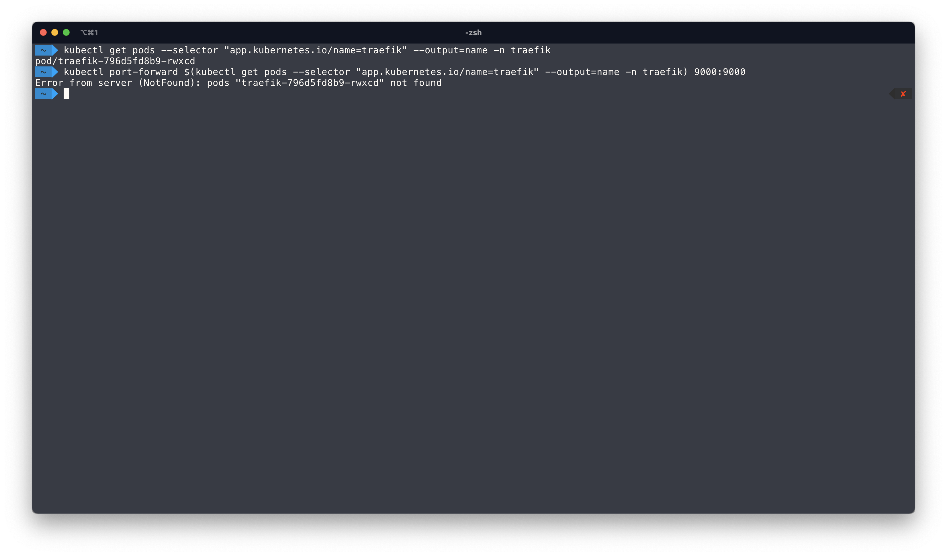 "Pod not found" when using `kubectl port-forward` for dashboard access · Issue #378 · traefik ...