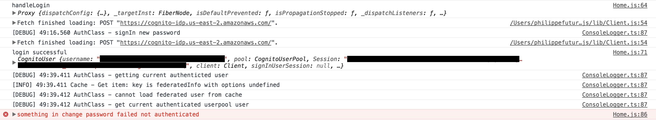 Error: not authenticated – Electron · Issue #1178 · aws-amplify/amplify-js · GitHub