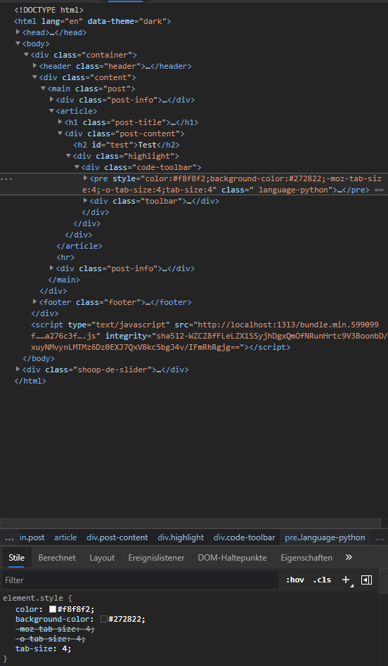 Custom PrimsJS SCSS not working properly · Issue #293 · rhazdon/hugo ...