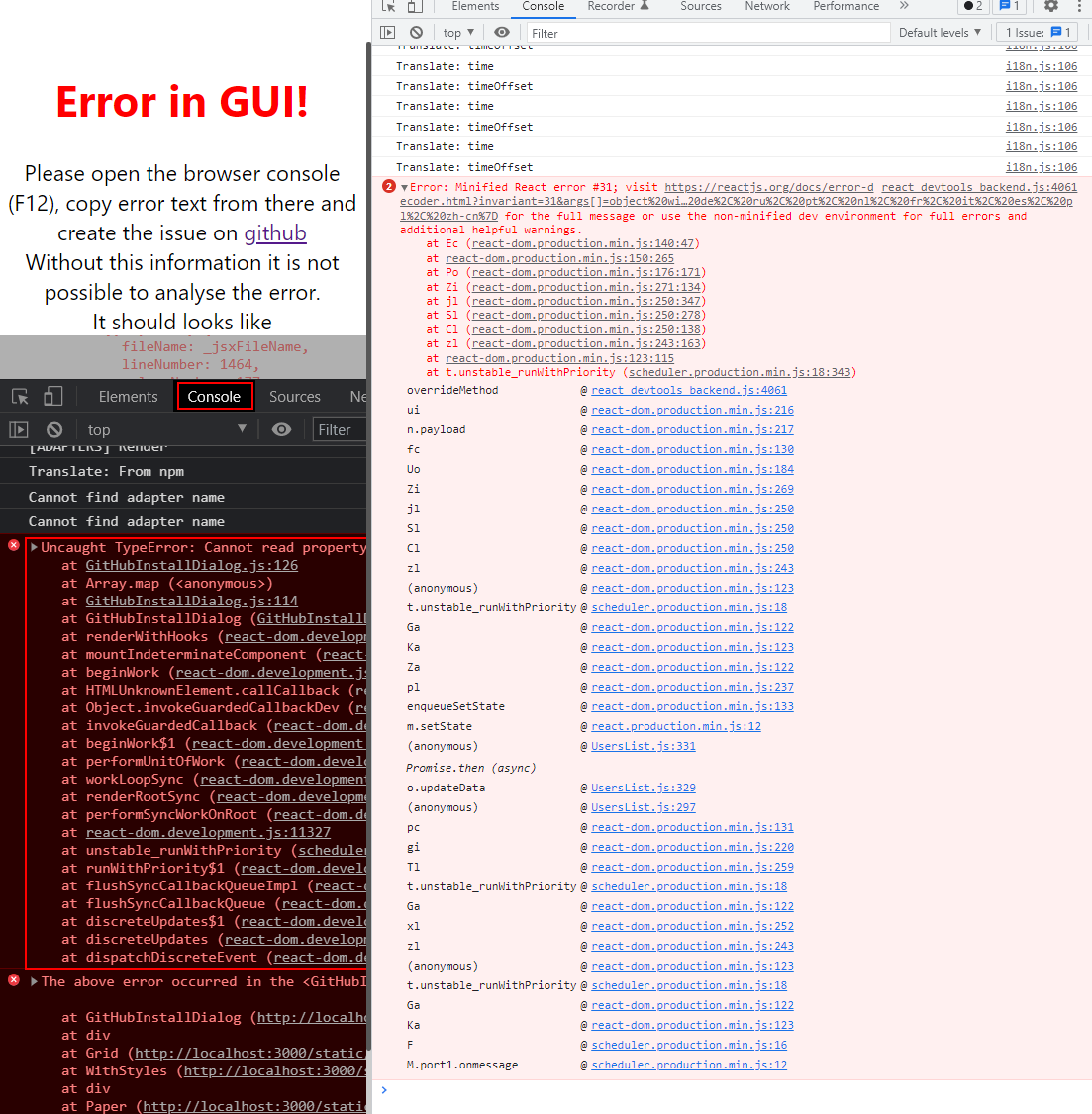 Frontend crash on user tab · Issue #1354 · ioBroker/ioBroker.admin · GitHub