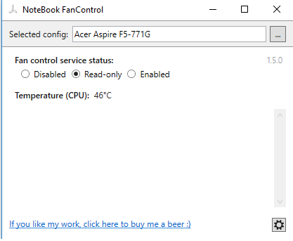 Acer Aspire F5-771G Config disappeared? · Issue #330 · hirschmann/nbfc · GitHub