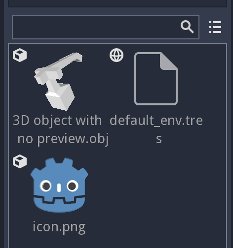 3d Objects Should Have Previews In The Filesystem · Issue 11218 · Godotenginegodot · Github