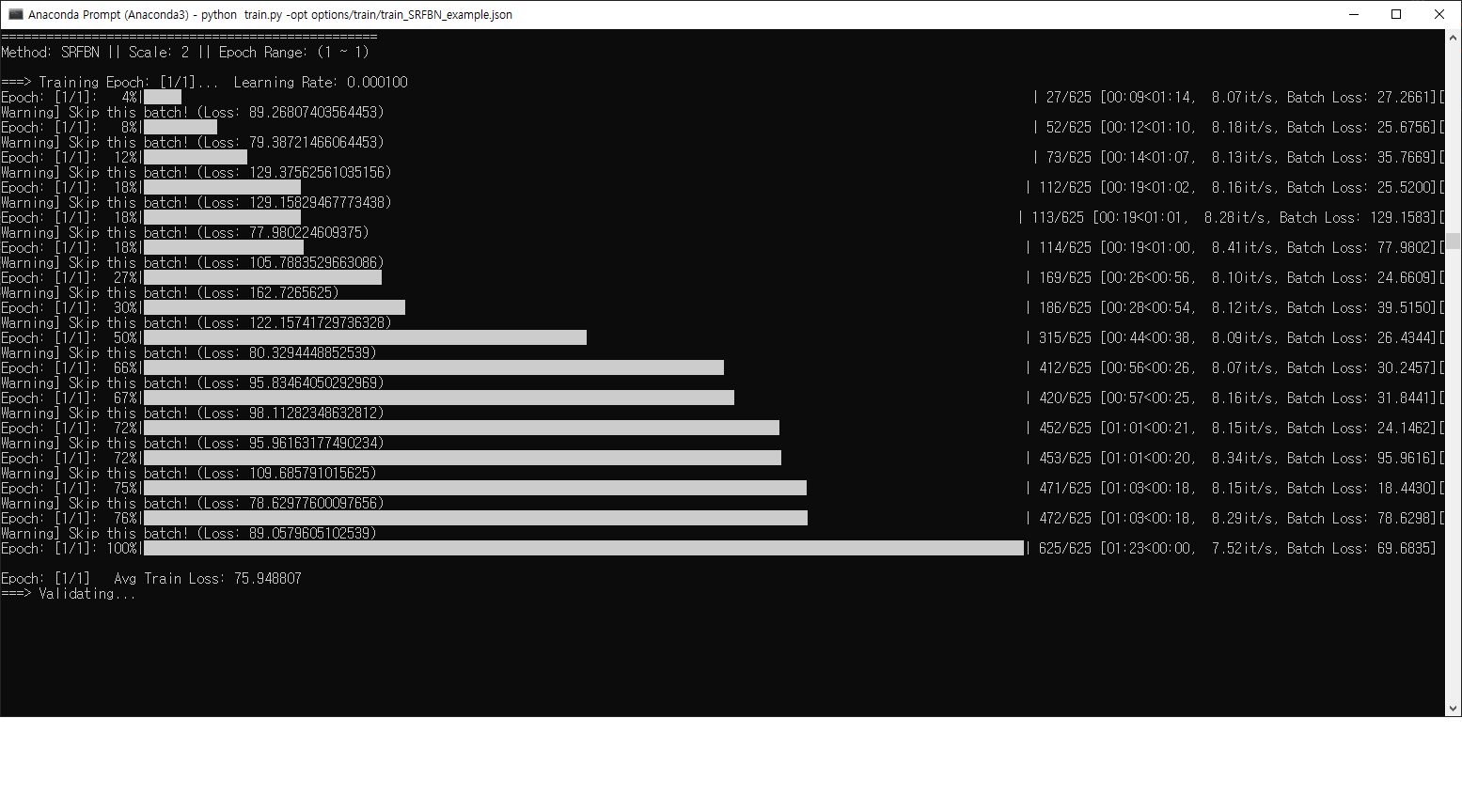 How long times should I wait for validating? · Issue #52 · Paper99 ...