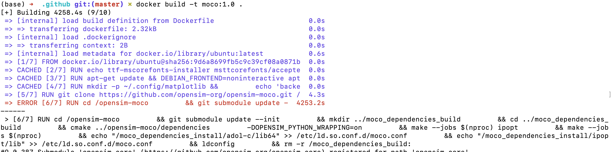 Docker Build Fails · Issue 665 · Opensim Orgopensim Moco · Github 