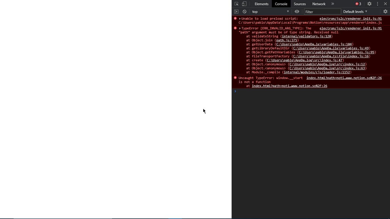 White Screen On Startup · Issue #303 · notion-enhancer/notion-enhancer · GitHub