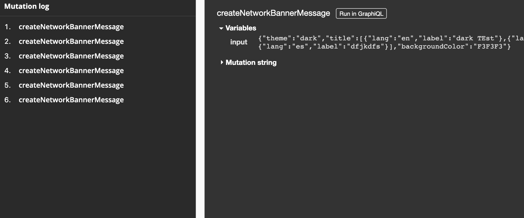Running Queries Or Mutation From Log Are Not The Same Queries · Issue 257 · Apollographql 2237