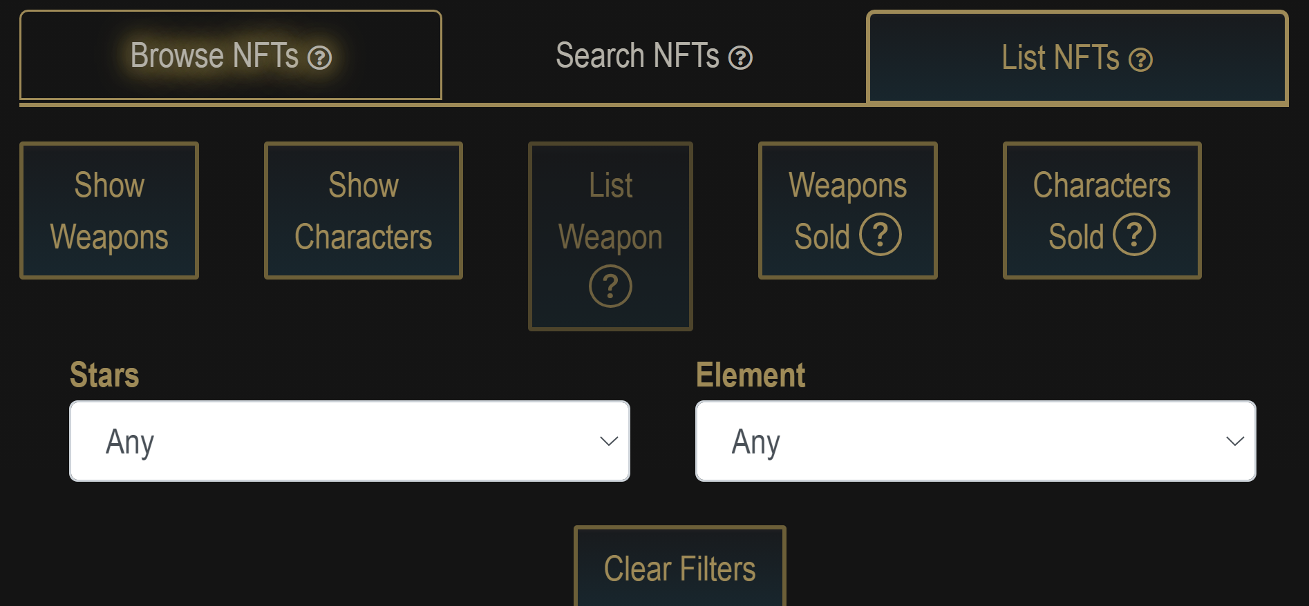 sell history interface · Issue #293 · CryptoBlades/cryptoblades · GitHub