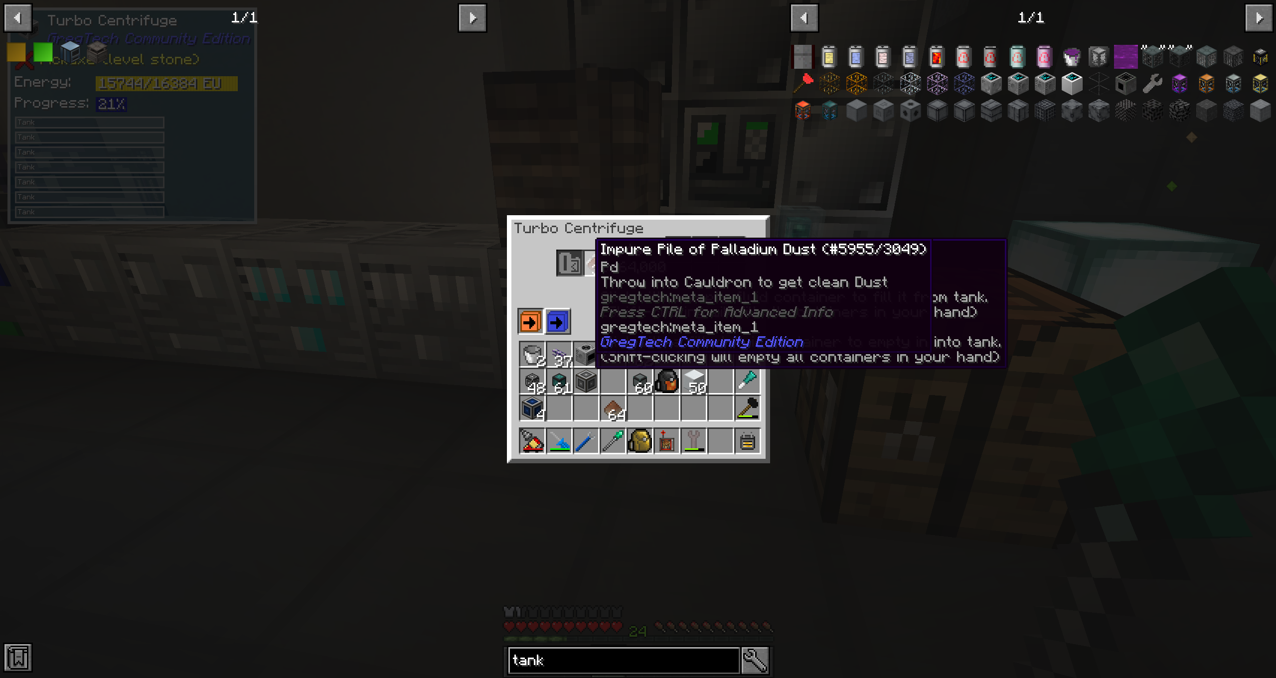 [BUG] Overlapping tooltips in machine GUI · Issue #1347 · GregTechCE/GregTech · GitHub
