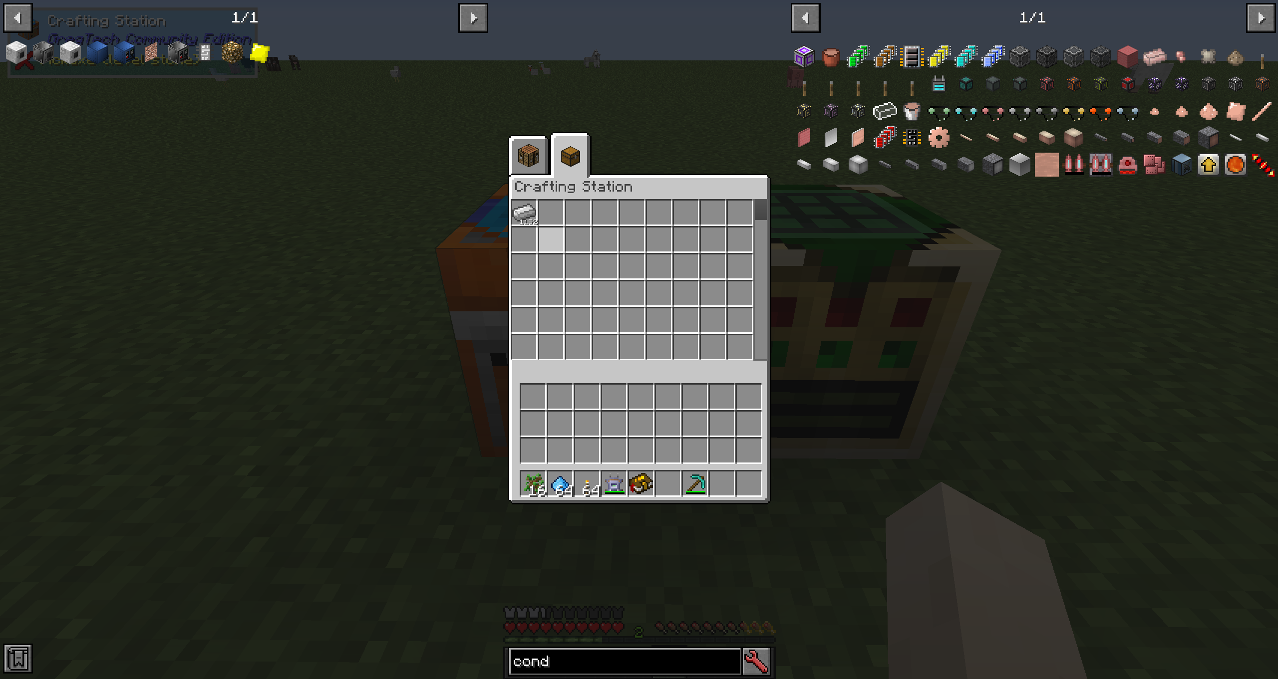 [BUG] The Crafting Station's Storage tab fails with the Forestry ...