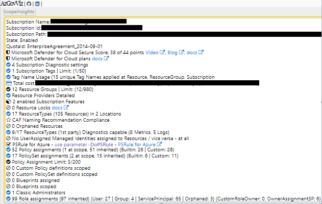 AzDO: Receiving a report per subscription instead of an overall one ...