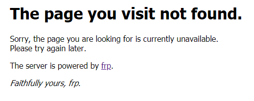 修改frps http访问的默认界面 · Issue #1516 · fatedier/frp · GitHub