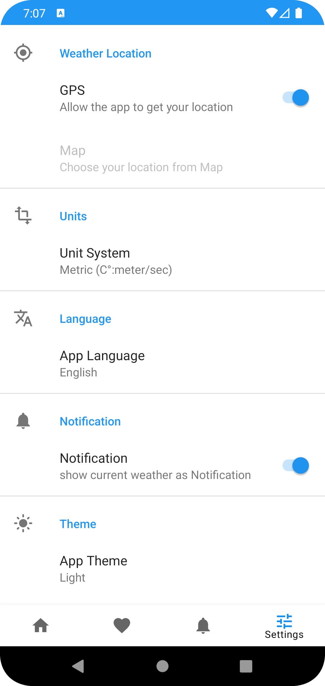 GitHub - AzizaHelmy/Weather-Forecast-App: an android app that displays ...