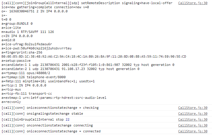 WebRTC communication problem · Issue #1736 · tdlib/td · GitHub