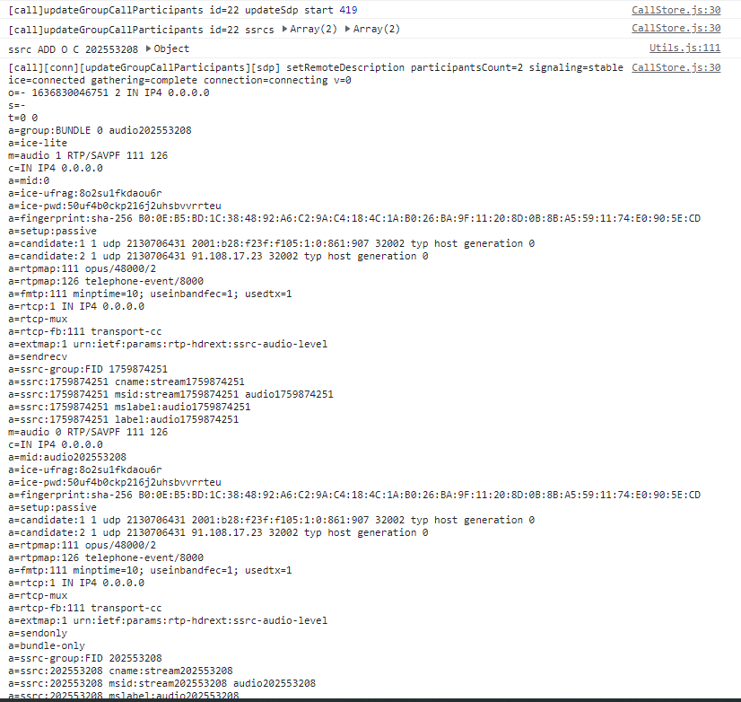 WebRTC communication problem · Issue #1736 · tdlib/td · GitHub