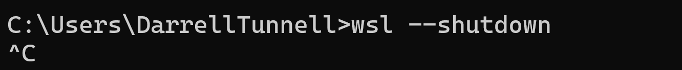 Vmmemwsl Using High Cpu On Start And Unable To Terminate Wsl Shutdown Hangs · Issue 9534