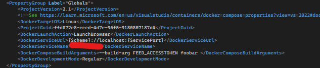 DockerComposeBuildArguments MSBuild property not working · Issue #281 · microsoft/DockerTools ...