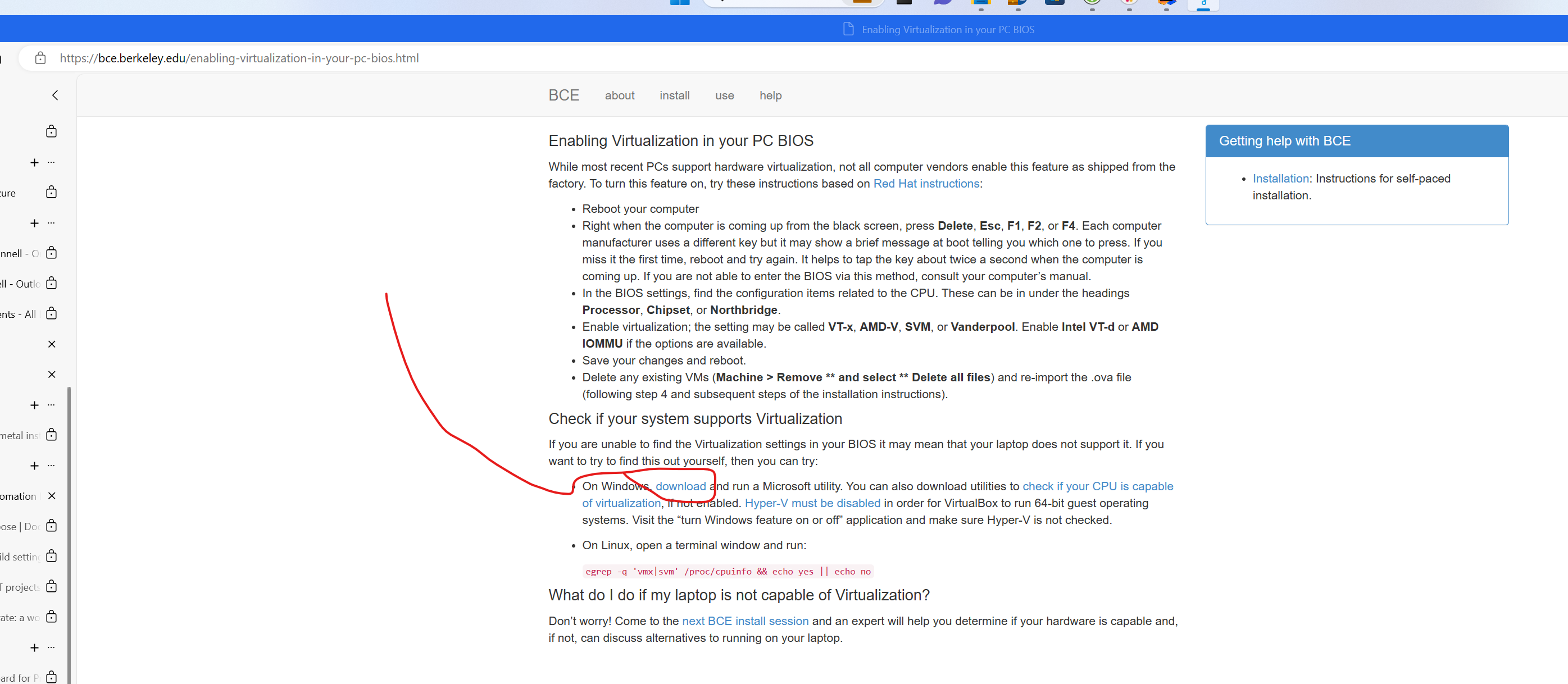 link to checking whether virtualisation is enabled isn't helpful · Issue #18388 · docker/docs ...