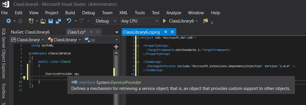 Standardize on framework-provided Dependency Injection abstractions, patterns · Issue #1042 ...