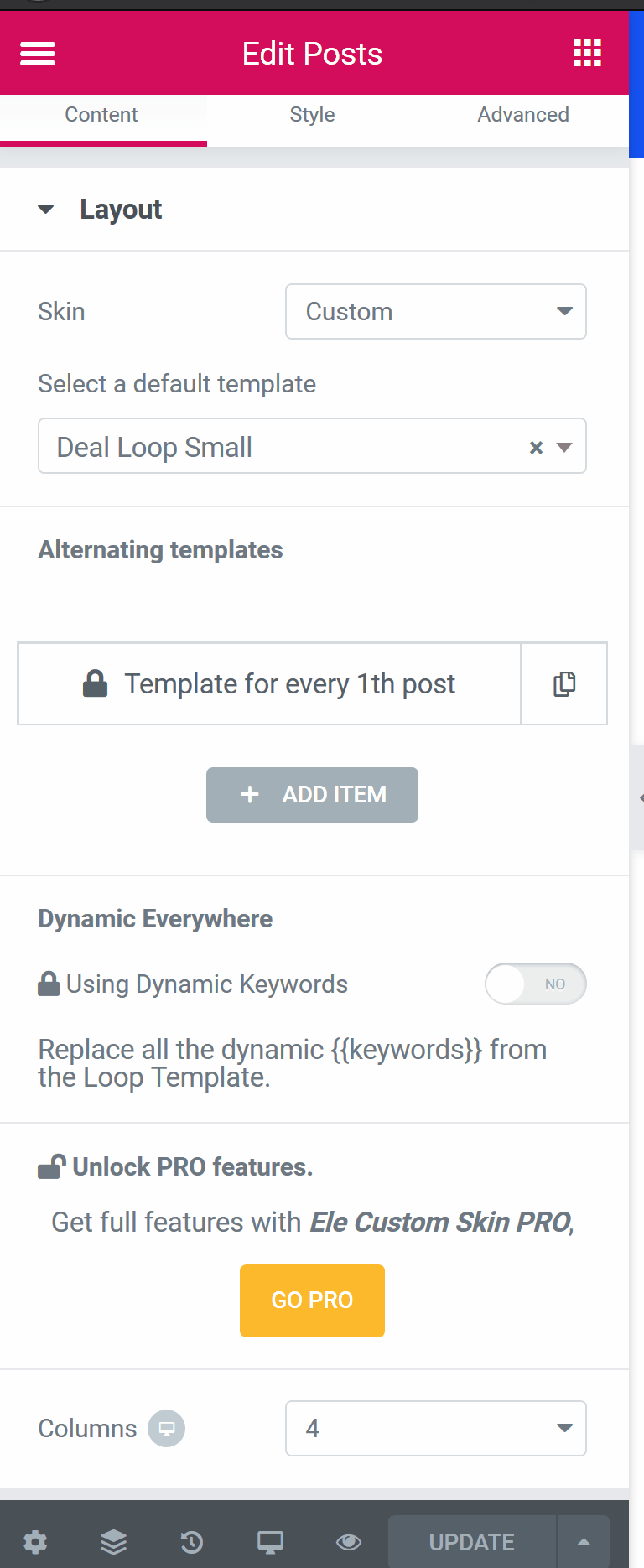 Ability to specify number of posts shown. · Issue #52 · dudaster/ele-custom-skin · GitHub