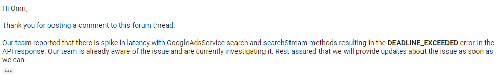 process GoogleAdsService.Search() never ends · Issue #288 · googleads/google-ads-ruby · GitHub