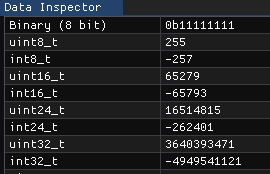[Bug] Signed integer types display invalid values in Data Inspector · Issue #706 · WerWolv/ImHex ...