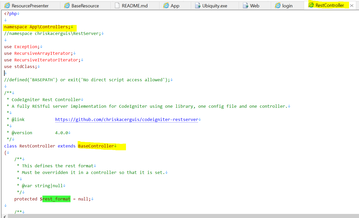 Class 'chriskacerguis\RestServer\RestController' not found · Issue #1089 · chriskacerguis ...