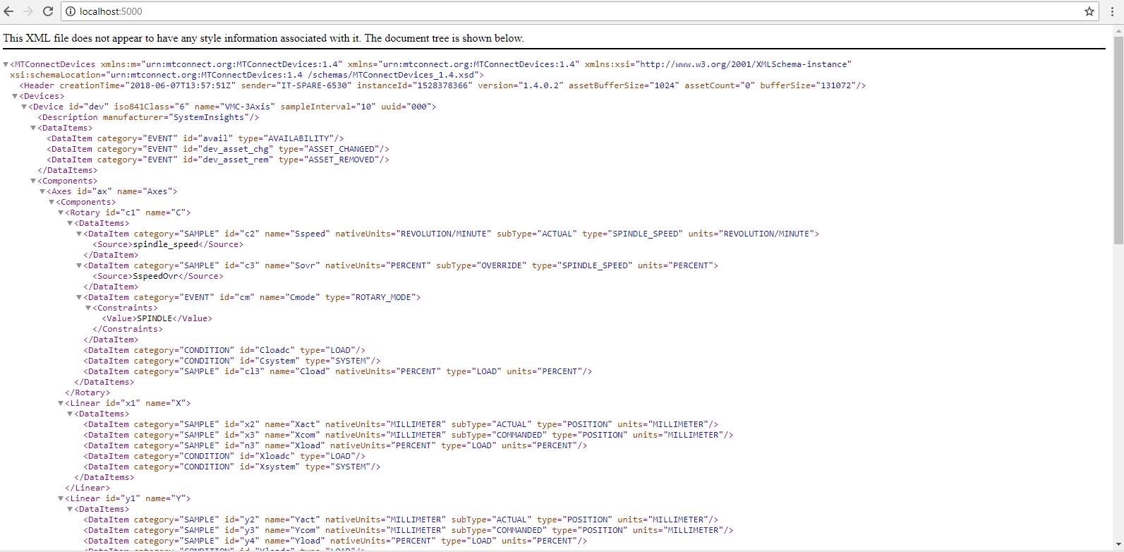 Not Able To Load Mt Connect Agent In Browser · Issue 102 · Mtconnectcppagent · Github
