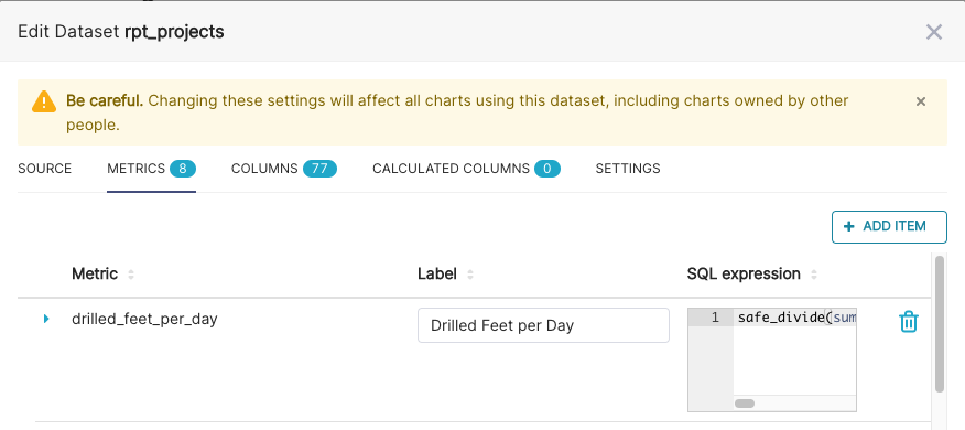 Dataset SQL Expression Box in Metrics Tab Hard to Use · Issue #18237 ...