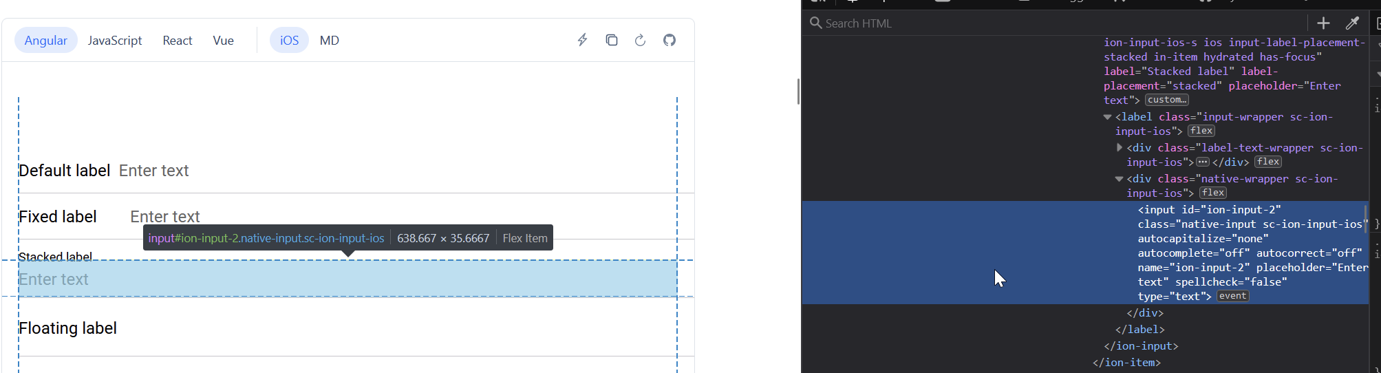 feat: expose shadow components for styling inputs · Issue #27316 · ionic-team/ionic-framework ...