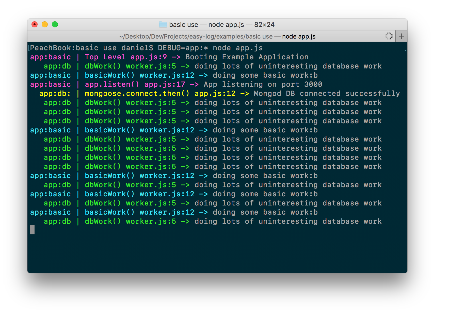 Npm easy log Skypack