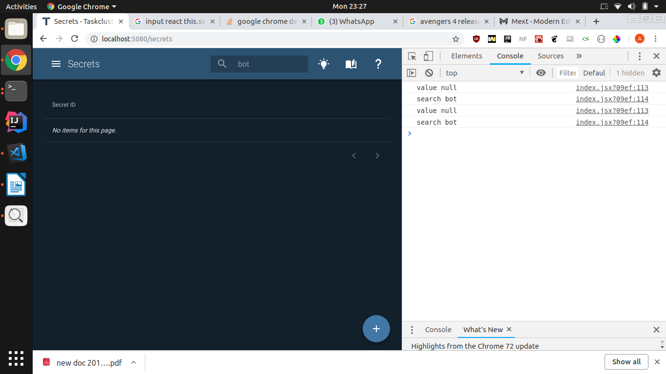 [taskcluster-web] Add ability to search for secrets · Issue #175 · taskcluster/taskcluster · GitHub