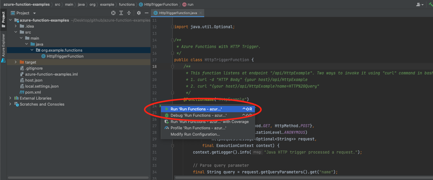 [IntelliJ][ReportedByUser] Failed to validate runtime of function · Issue #6243 · microsoft ...