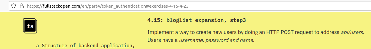 Blog list ~ bloglist inconsistent exercise names · Issue #2413 · fullstack-hy2020/fullstack ...